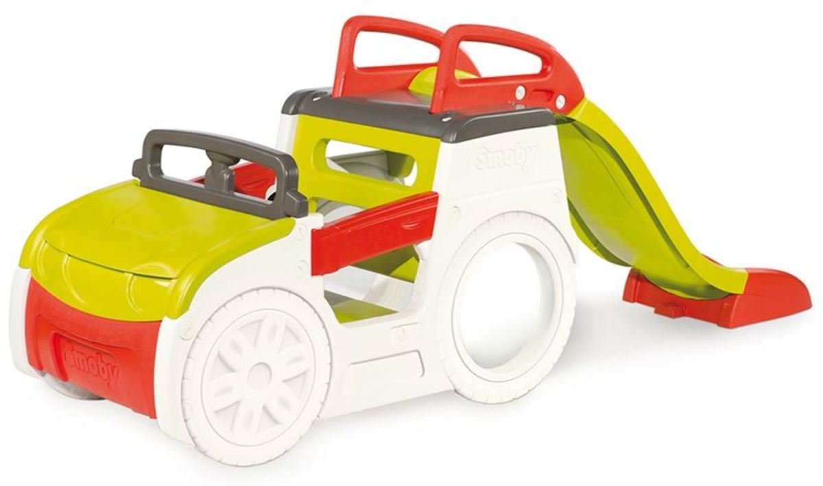 Auto Sandkasten mit Rutsche 150 cm -&&string0&& - banaby.at