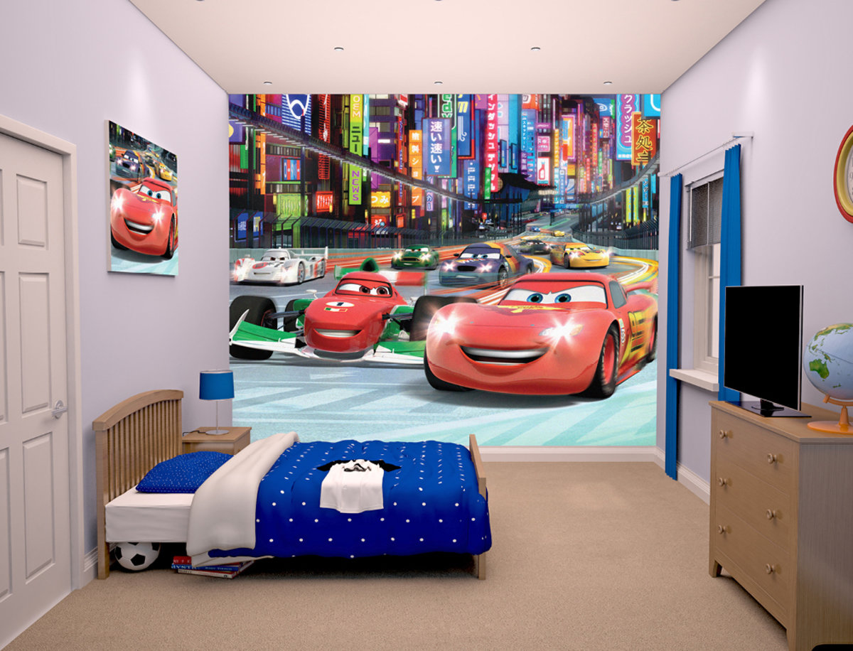 3D-Tapete Disney Cars II - banaby.at